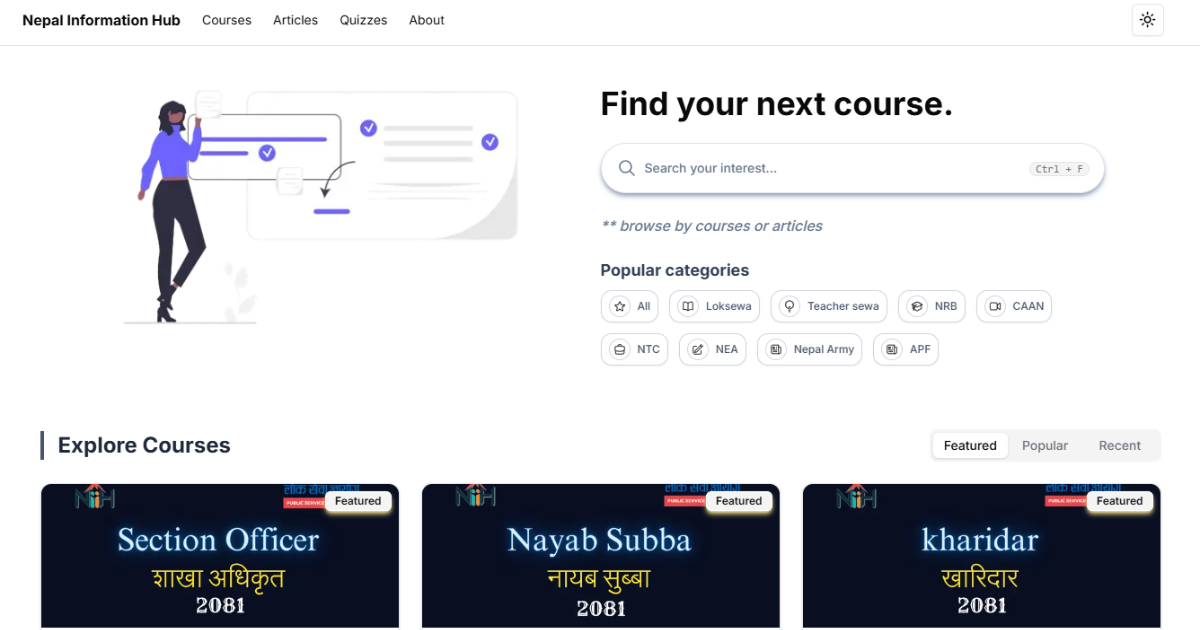Nepal Information Hub